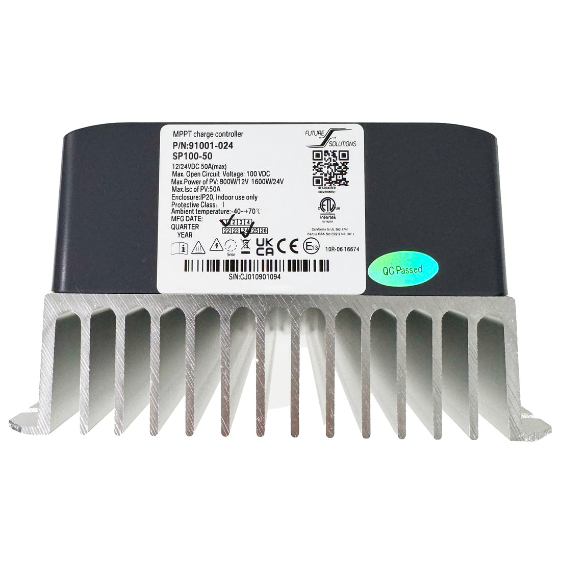 Future Solutions SP100-50 MPPT Solar Charge Controller – Future Sales LLC