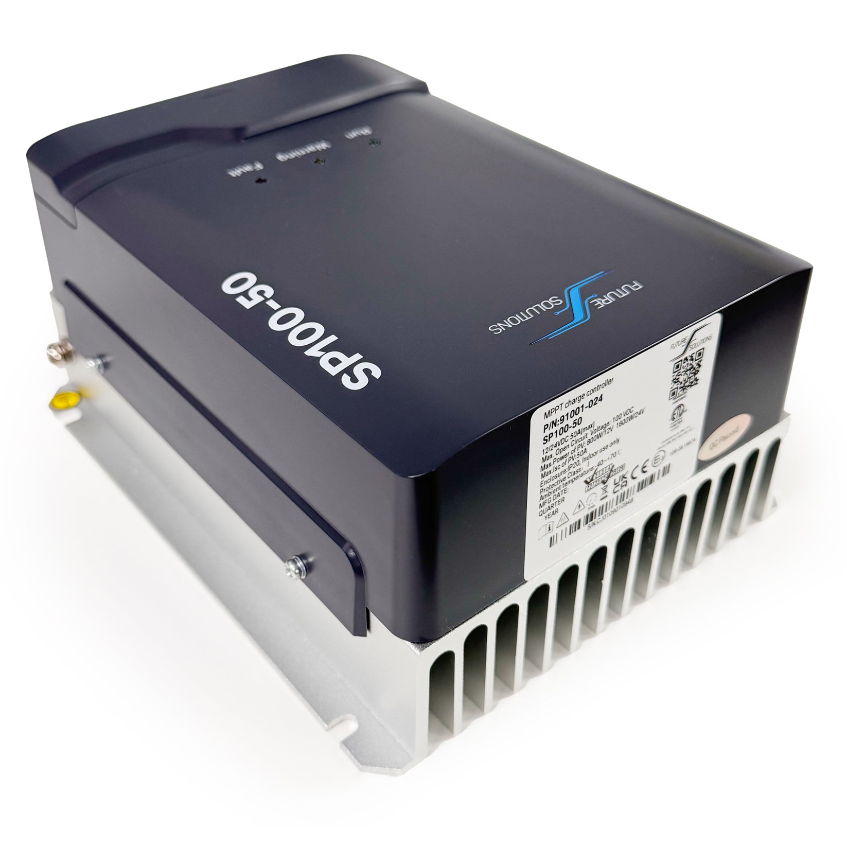 Future Solutions SP100-50 MPPT Solar Charge Controller w/ Bluetooth ...